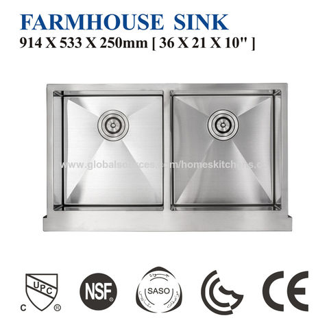 16 Gauge Stainless Steel Sink 9153 Apron Front Sink Undercoat sound ...