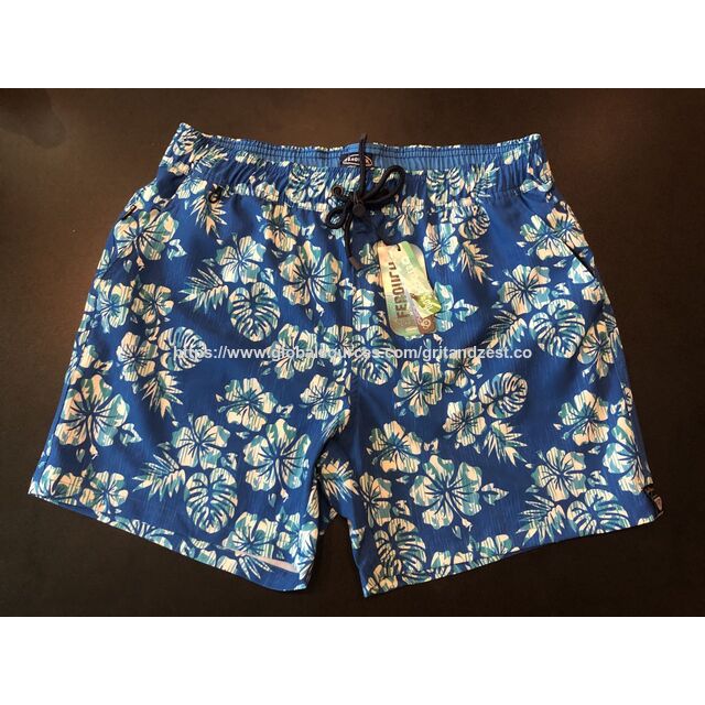Newly men's swim short side poacket with DTM drawcord beachwear ...