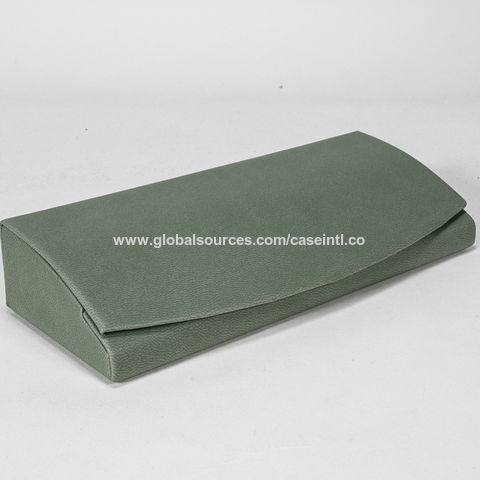 Metal Eyeglass Cases Hard Optical Reading Glasses Cases leather ...