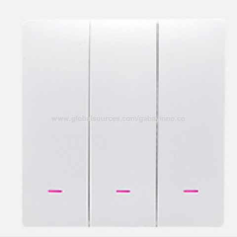 3 Way Intelligent Touch Switches,86 Type Remote Control Key Switch ...