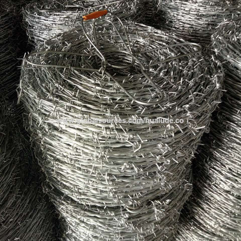 Buy Wholesale China Galvanized Barbed Wire, Two Strands Four Barb, Barb ...