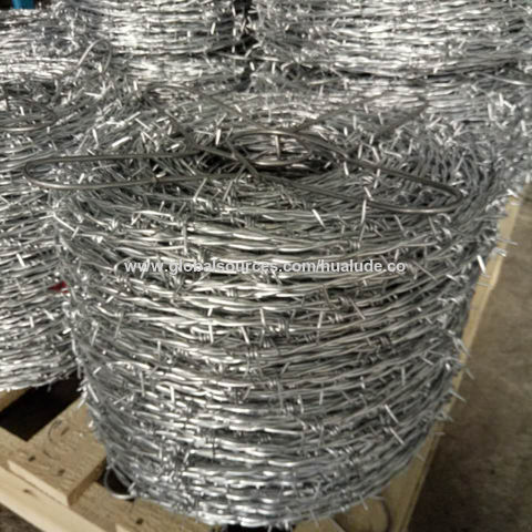 Buy Wholesale China Galvanized Barbed Wire, Two Strands Four Barb, Barb ...