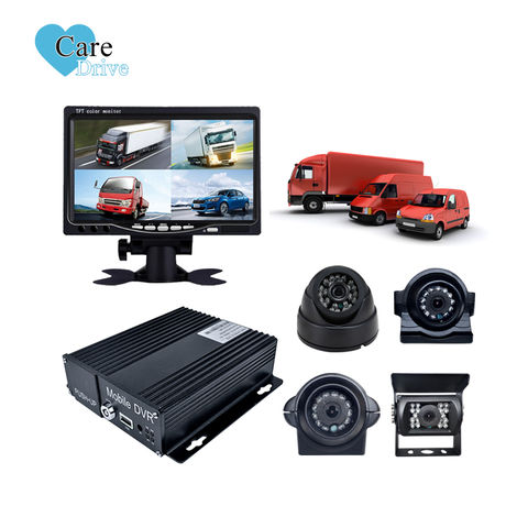 CareDrive Factory 4 Channel 1080P HD Car Special Vehicle CCTV MDVR ...
