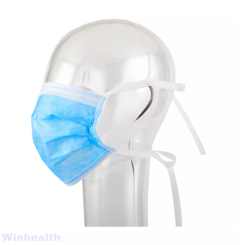 OEM Manufacture Tie on Disposable Medical Surgeon Face Mask 3ply ...