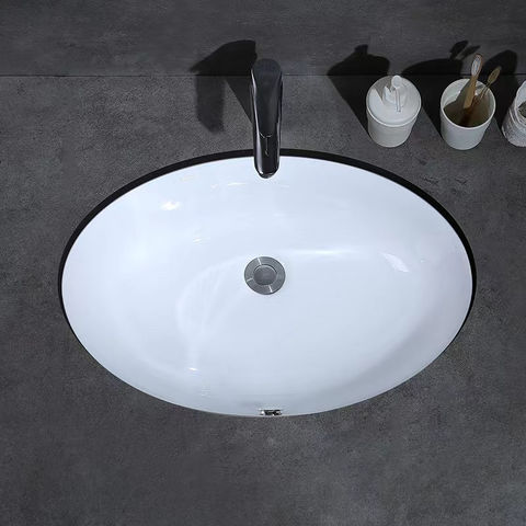 Cupc Undermount Bathroom Porcelain Round Undercounter Wash Basin ...