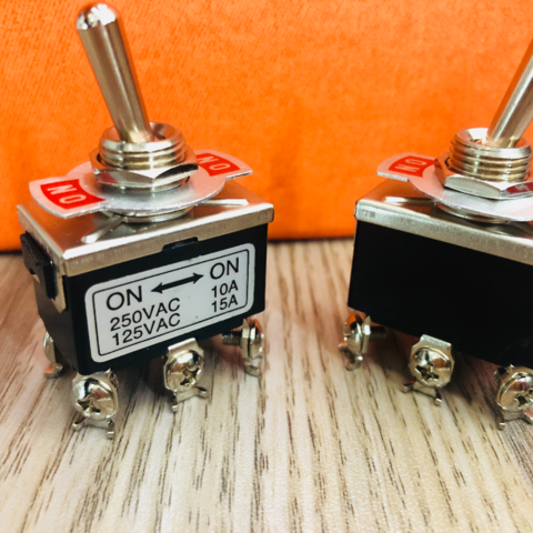 Buy Wholesale China Large rating toggle switches, 250V AC, 12A/125V AC ...