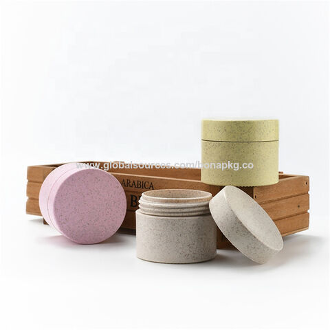 Buy Wholesale China Wheat Straw Biodegradable Plastic Cosmetic Jar ...
