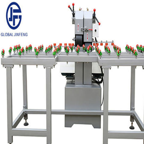 JFSD1 small size glass belt grinding machine with CE, glass belt edging ...