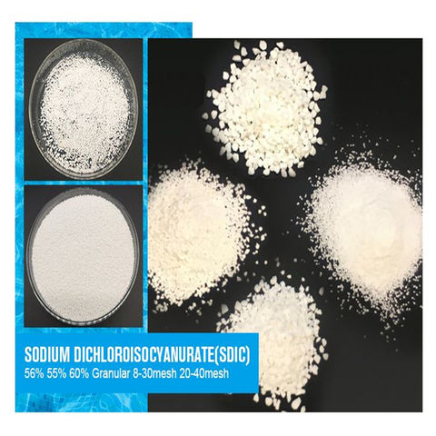 SDIC Sodium Dichloroisocyanurate granular & tablet 56% 60% chlorine ...