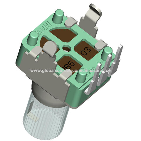 Buy Wholesale China Rotary Potentiometer 9mm Insulated Shaft ...
