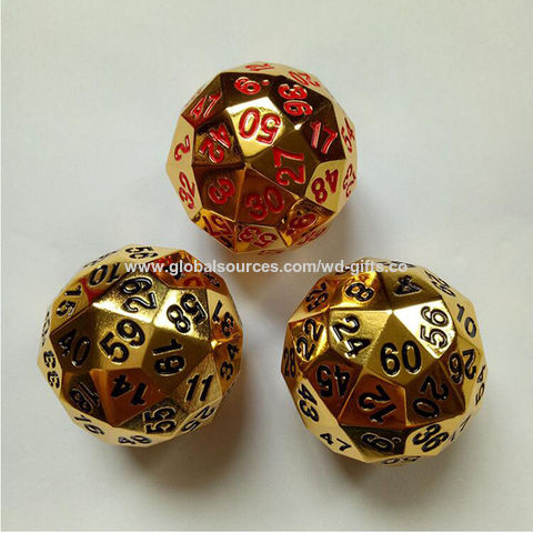 Buy Wholesale China Metal Dice, 60-sided Dice Polyhedral Dice 60-sided ...