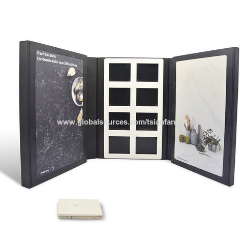Buy Wholesale China Plastic Quartz Sample Folder Book Mosaic Display ...