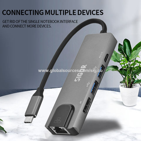 Buy Wholesale China Type C 3.0 Hub With Rj45 Gigabit Ethernet & Type C ...