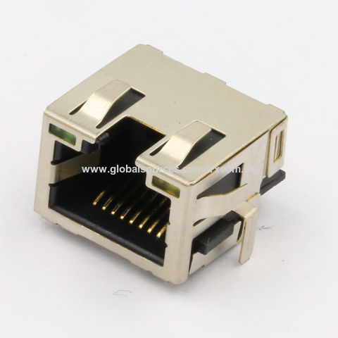 Buy Wholesale China Single Tab Down Rj45 Connector, Mid-mount Type Rj45 ...