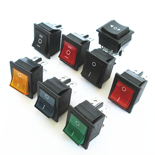 Buy Wholesale China Boatlike Rocker Switch 3pin On Off Mini Switch ...