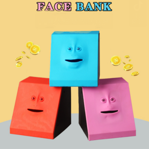 Buy Wholesale China 2022 New Hot-sale Face Bank Face Deposit Box Coins ...