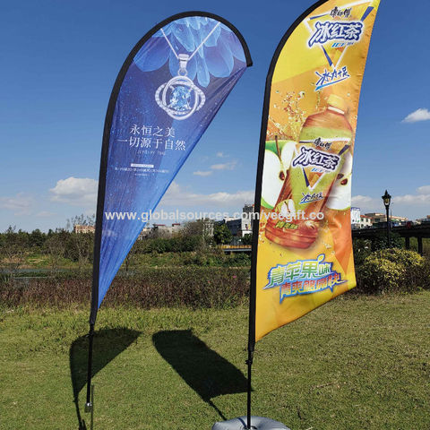 Buy Wholesale China Teardrop Flag For Advertising, Different Sizes ...