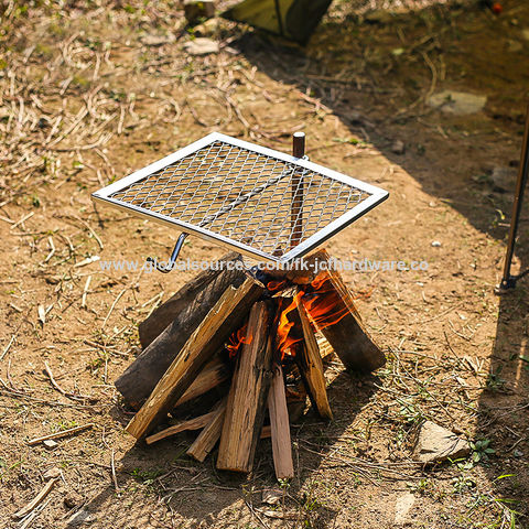 Buy Wholesale China Outdoor Barbecue Folding Bracket Cast Iron Portable ...