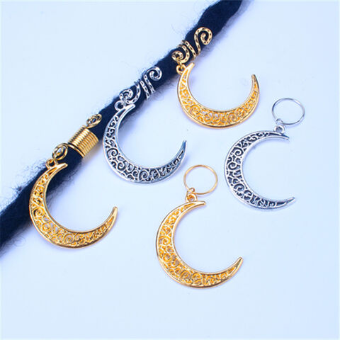 Buy Wholesale China Genya Hair Braid Rings Charms Meniscus Hair Cuffs ...