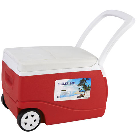 Buy Wholesale China Portable Rolling Cooler box with trolley & Cooler ...