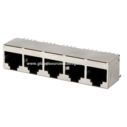 Buy Wholesale China Rj 45 1x5 Connector 180 Degree & Rj 45 Connectors ...