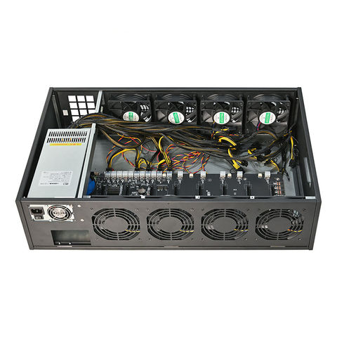 Customized folding chassis 8-card platform Detachable heat dissipation ...