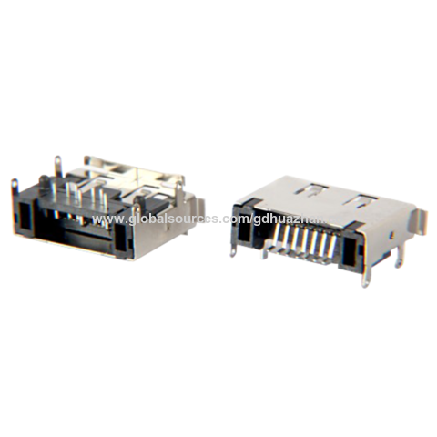 Buy Wholesale China E-sata 7p Female Ra Dip Type & Sata Connectors at ...