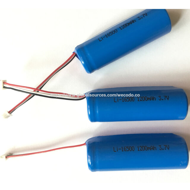 Buy Wholesale China Li 16500 1200mah 3.7v 7.4v 14.8v Li Ion Cylindrical ...