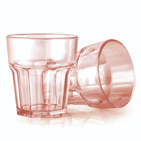 Buy Wholesale China Plastic Tumbler Cup Drinking Glasses Octagonal ...
