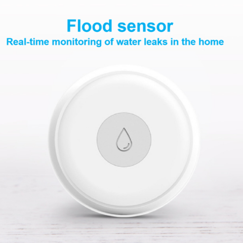 Wireless water sensor and alarm Split design Zigbee water leak detector ...