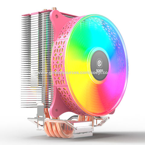 Soeyi heat pipe air cooler amd pwm cpu radiator cooler 120mm aluminum ...