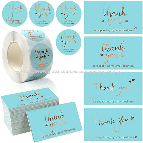 Buy Wholesale China Eco Gift Packaging Paper Stickers Thank You ...