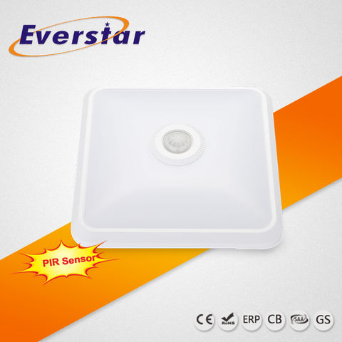 Buy Wholesale China 12w 2835smd Pir Sensor Led Ceiling Light Square ...