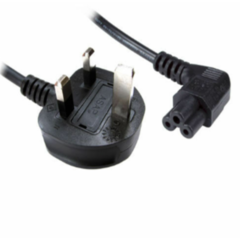 New! Right Angle C5 Power Cloverleaf Cable for LG TV 32LN5310 UK Lead 1.8m, power cord - Buy ...