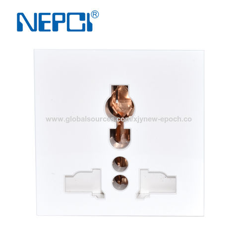 Multifunction universal socket receptacle module suitable for hotel in ...