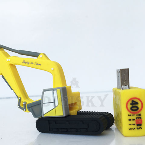 Buy Wholesale China Custom Logo Printing Excavator Usb Flash Drive 2.0 Usb 2g 4g 6g 8g,free ...