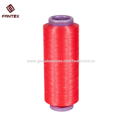 Buy Wholesale China New Arrival Polyester Yarn Dty 75d/36f Dope Dyed Color Yarn Excellent Light ...