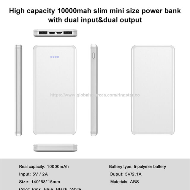 Buy Wholesale China Classic Design Portable Thin Slim Power Bank Fast ...