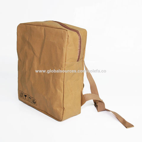 Buy Wholesale China Backpack Washable Tyvek Kraft Paper Backpack Custom ...
