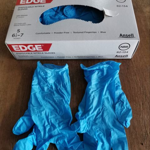 Buy Wholesale Indonesia Ansell Edge 82-134 Nitrile Gloves & Ansell Edge ...