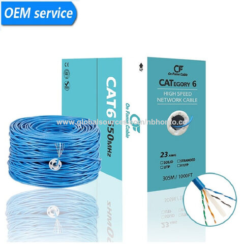 Buy Wholesale China Oem/odm Cat 6 1000ft 4pr Pure Copper Utp Network ...