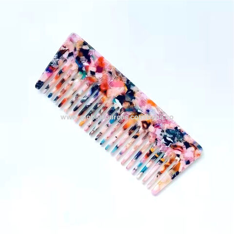 Hot Sale Colourful Acetate Leopard Print Anti Static Detangling ...