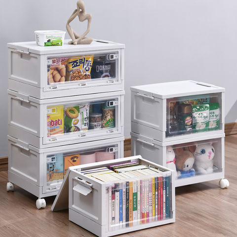 Closet storage boxes,Household Plastic Foldable Storage Box with ...