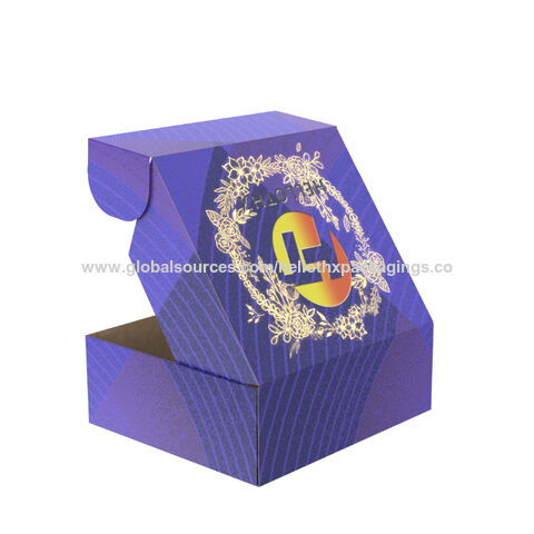 Dropship Packaging Carton Box Accept Customized Kraft Paper Folding ...
