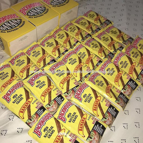 Banana Backwoods Cigars 1 fresh Pack of 5 Cigars New Rare Import ...