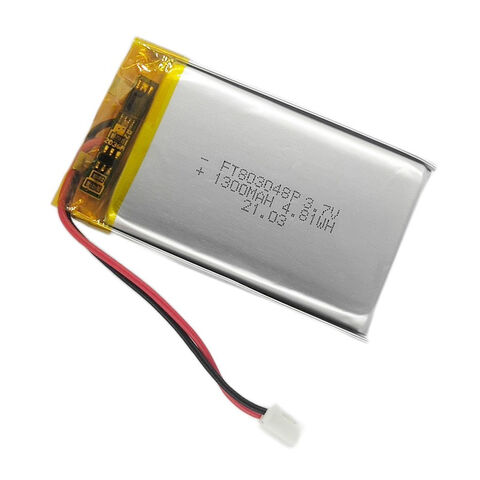 Buy Wholesale China 803048 3.7v 1300mah Lithium Polymer Batteries For ...