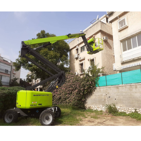 China Articulating Boom Lift Za18j With 21m Working Height - China ...