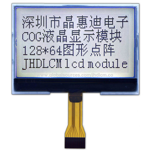 Serial interface LCD With Three LED On backlight JHD12864-G656BSW-G ...