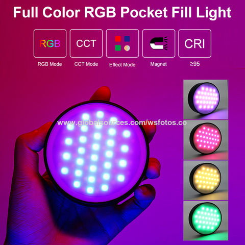 Buy Wholesale China R66 Rgb Video Light Portable Led Camera Light 360 ...