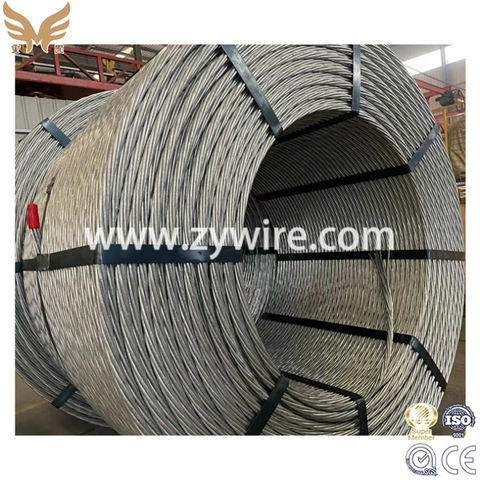 Buy Wholesale China High Tension Stranded Steel Wire Galvanized Steel ...